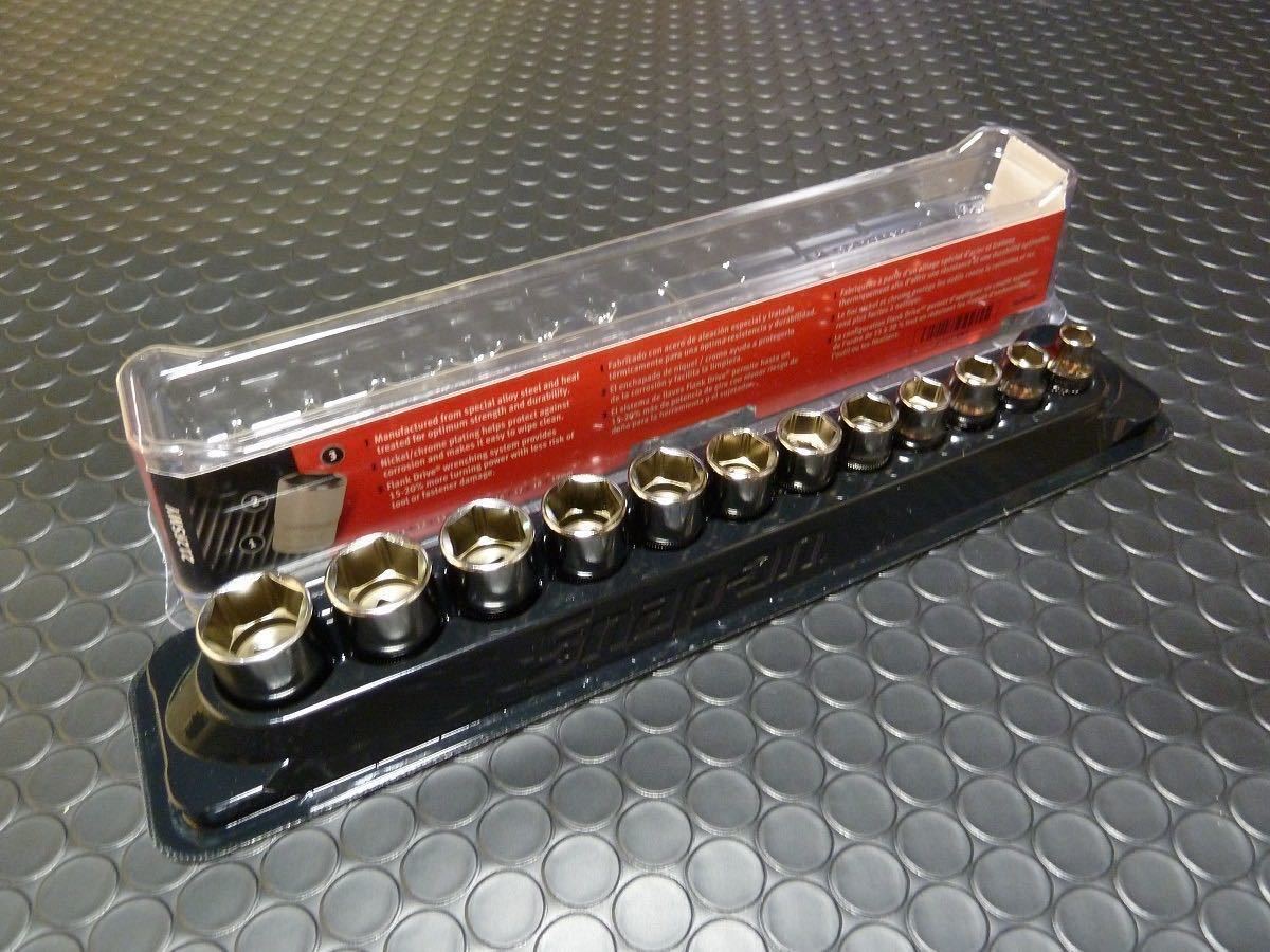 【未使用】スナップオン 3/8drシャローソケットセット ショートソケットセット 6角 6ポイント 8-19mm 新品 snap-onの落札情報詳細 - ヤフオク落札価格検索 オークフリー
