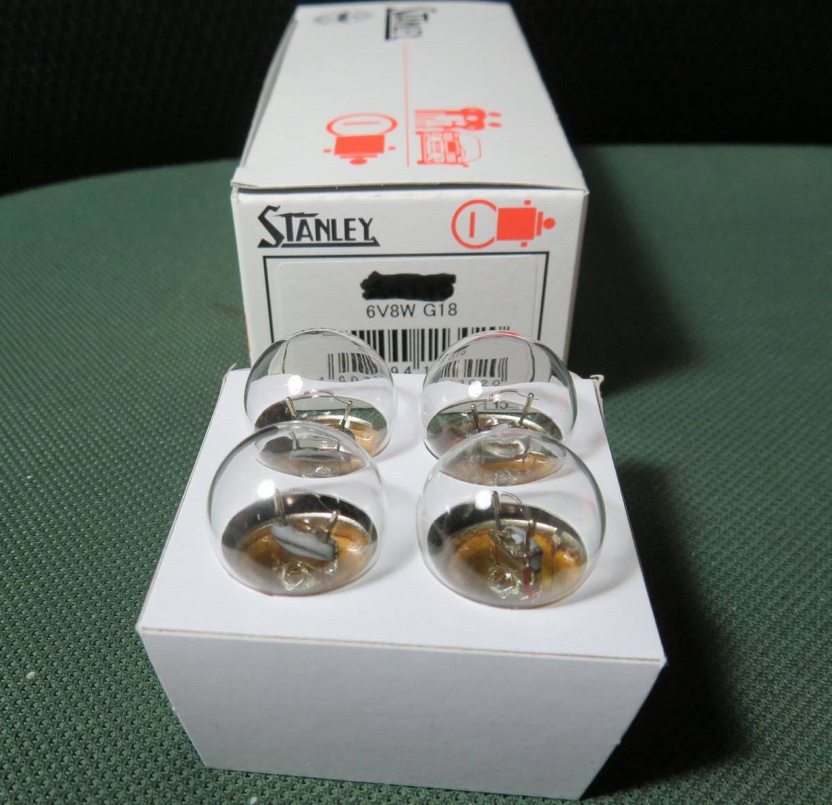 【未使用】送料込,ウインカー電球6V8w 4個set,ミニトレ,GT50,GT80,フォーゲル,GR50, GR80,YSR50,YSR80,ポッケ,RD50,FX50,チャッピー,MR50 ...