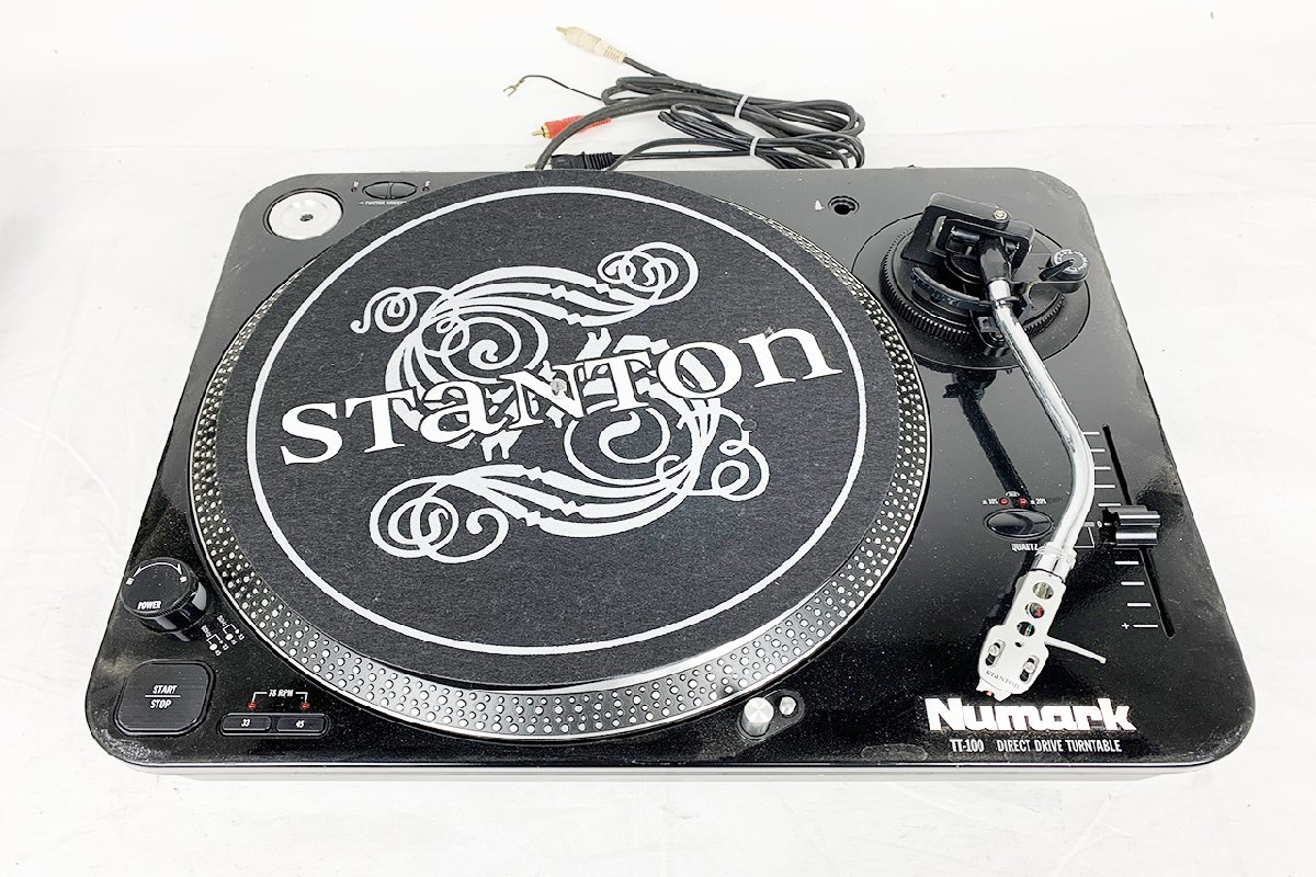 【傷や汚れあり】[R0377]中古現状品 Numark (ニュマーク) TT-100 ターンテーブル レコードプレーヤー PHONO ジャンク ...