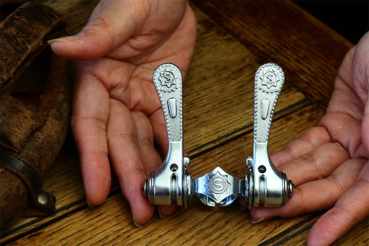 【やや傷や汚れあり】SIMPLEX SLJ 5000 5500 変速機 ディレイラーシフトレバー / PEUGEOT GITANE VITUS LOOK KG TVT ALEX SiNGER ...