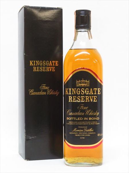 【新古品 (未開栓)】1円～★キングスゲート リザーブ カナディアン ウイスキー KINGSGATE RESERVE アルコール度数:40% ...