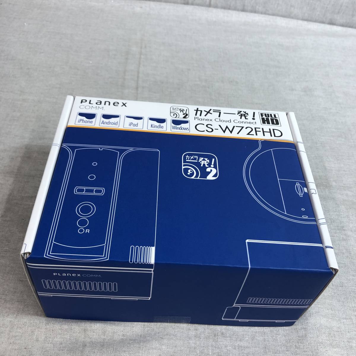 【目立った傷や汚れなし】Planex 防犯カメラ カメラ一発! (Wi-Fi/有線LAN対応) 首振りモデル CS-W72FHD の落札情報詳細| ヤフオク落札価格情報 オークフリー