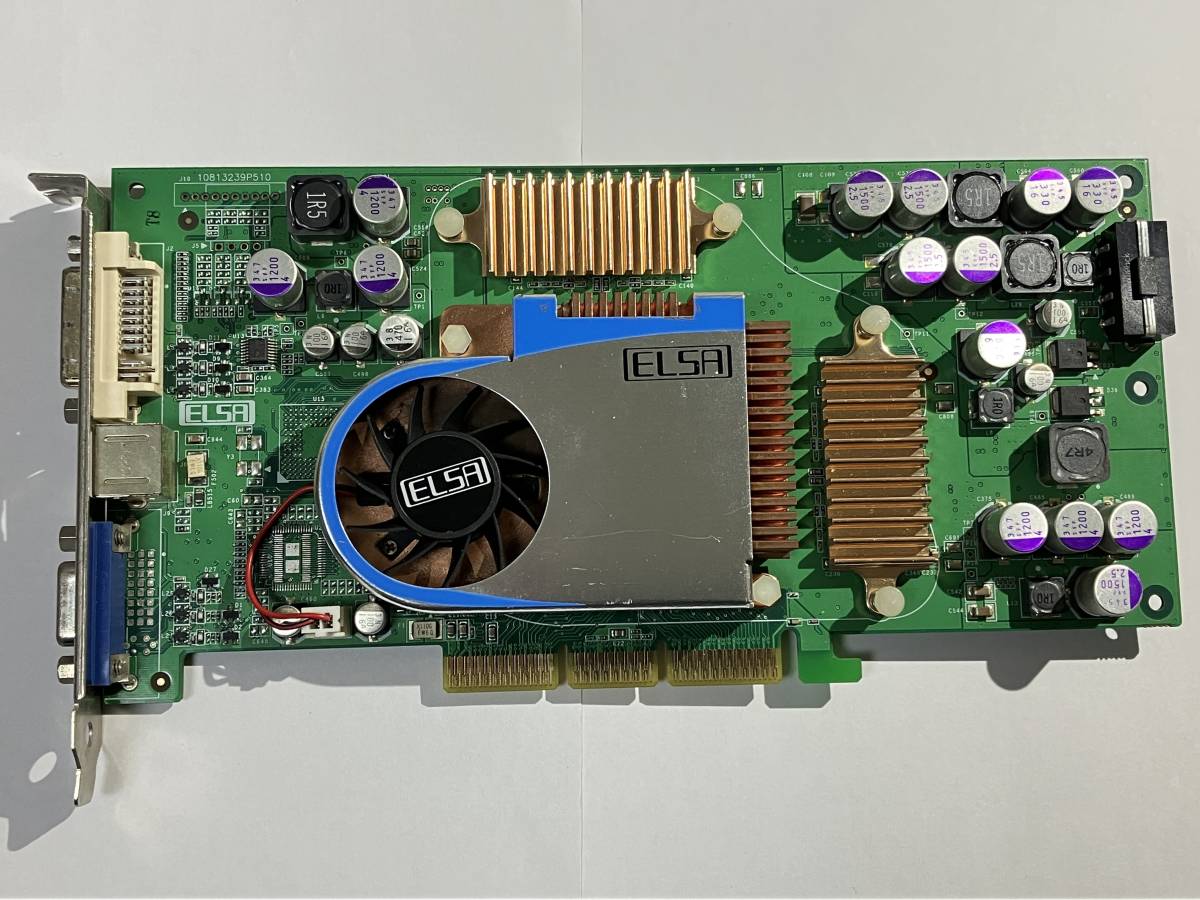 【やや傷や汚れあり】[中古品] Geforce FX 5700 Ultra AGP [ELSA GLADIAC FX 736 Ultra ...