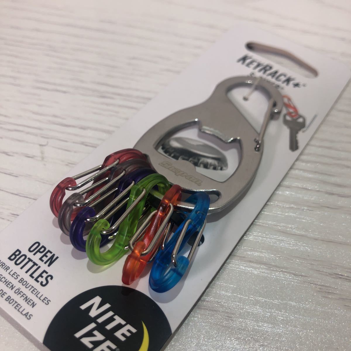 【未使用】新品 スナップオン NITEIZE キーホルダー 栓抜き ボトルオープナー カラビナ Sビナー snap on ナイトアイズ の落札情報詳細| ヤフオク落札価格情報 オークフリー