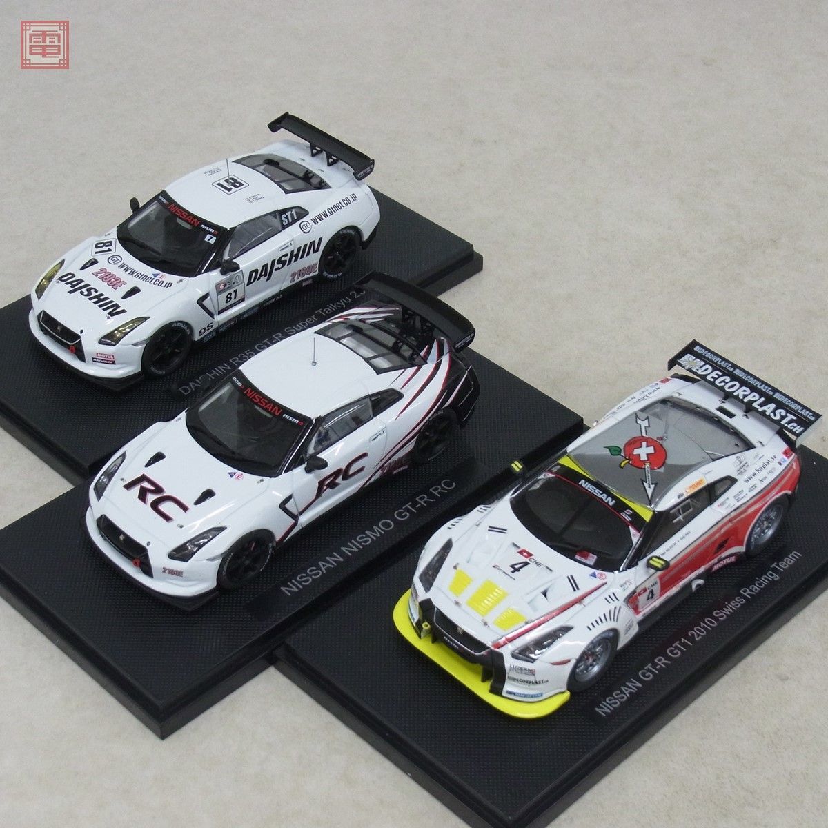 【やや傷や汚れあり】エブロ 1/43 日産 GT-R GT1 2011 JRM レーシング #23/ダイシン R35 GT-R スーパー耐久 ...