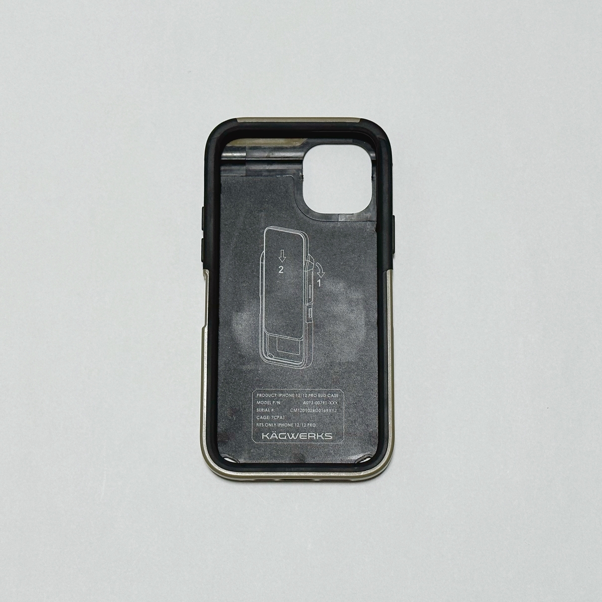 【やや傷や汚れあり】実物 KAGWERKS iPhone 12 iPhine 12 Pro ケース FDE ATAK iTAKの落札情報詳細 ...