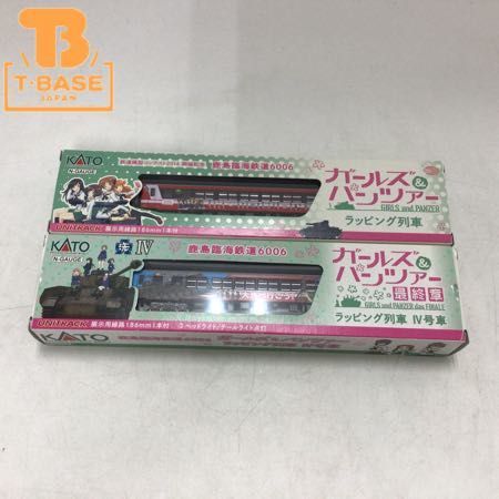 【目立った傷や汚れなし】【鉄道模型】KATO 10-1281 鹿島臨海鉄道 6000形 ガールズ＆パンツアー ラッピング列車 2号車＋3号車 ...