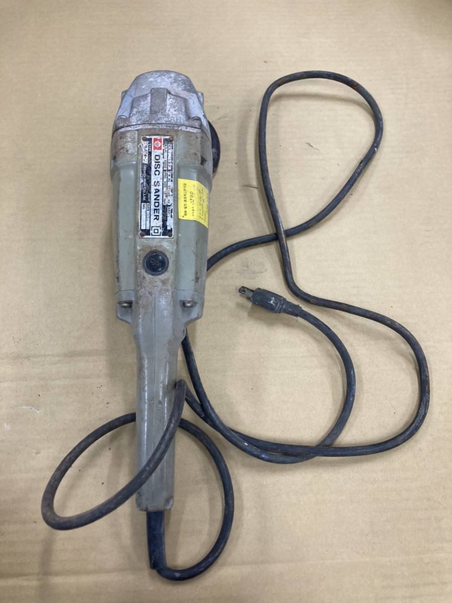 【傷や汚れあり】益 ベルトディスクサンダー REXON レクソン BELT AND DISC SANDER SAH-7 グラインダー/100の ...