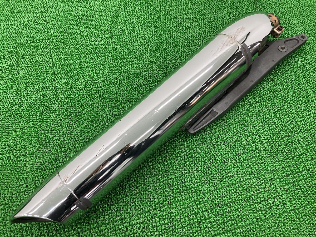 【傷や汚れあり】XV1300ミッドナイトスター サイレンサーマフラー 11C ヤマハ 純正 中古 バイク 部品 VP261 ステー 機能的問題 ...