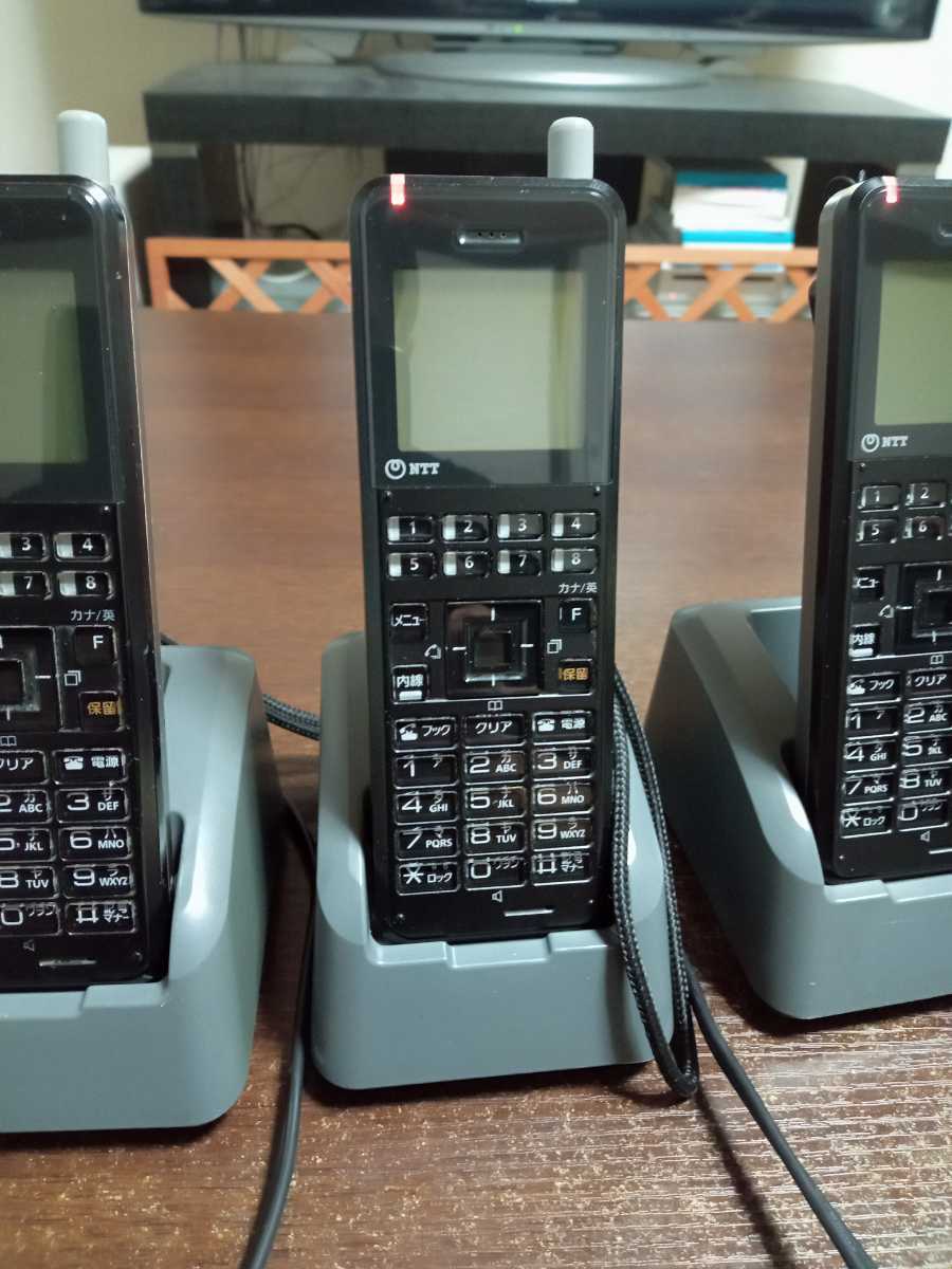 【傷や汚れあり】【クロネコ送料無料】NTT東日本 A1-DCL-PS-(1)(K)3台セット(充電器3台付属)初期化済 デジタルコードレス電話機 ②の落札情報詳細 - ヤフオク落札価格検索 ...