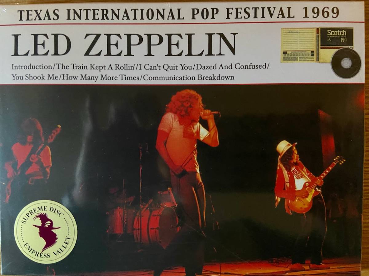 【やや傷や汚れあり】LED ZEPPELIN/LIVE IN CLEVELAND APRIL 27, 1977 - PART 3 ...