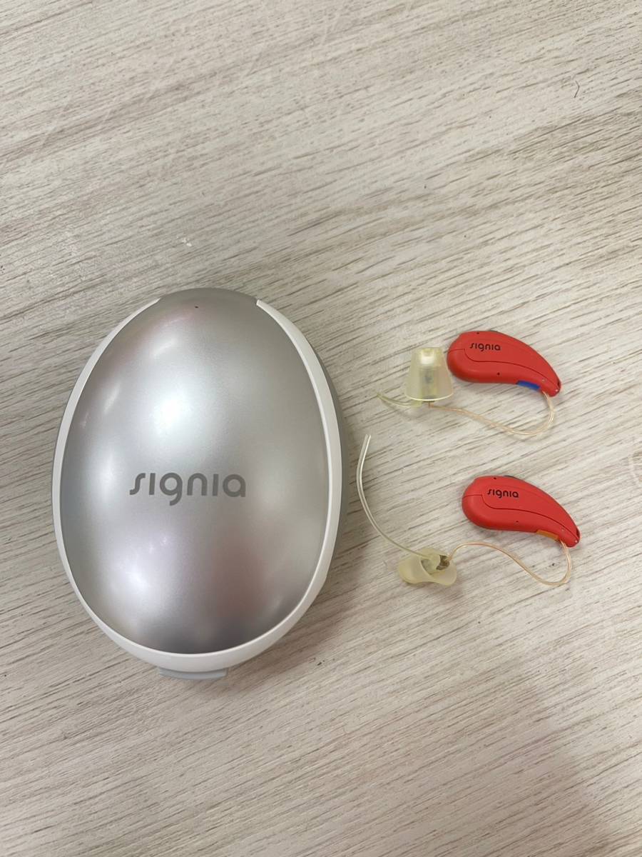 【目立った傷や汚れなし】☆ シグニア/SIGNIA シーメンス/SIEMENS Cellion 7PX（セリオン） 充電式補聴器 耳掛け型 ...