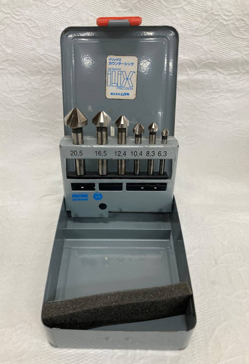 【やや傷や汚れあり】〇ムラキ ILIX イリックス カウンターシンク 6本セット 面取り工具 面取りドリルの落札情報詳細 - ヤフオク落札価格 ...