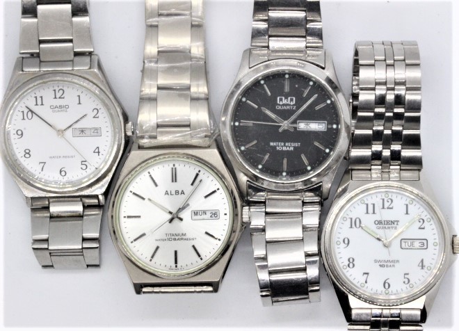 【傷や汚れあり】【SEIKO・CITIZEN・CASIO・ORIENT】QUARTZ 中古時計ジャンク 未修理品 部品どり用 4個 ⑤ 22.11.27の落札情報詳細 - ヤフオク落札価格検索 ...