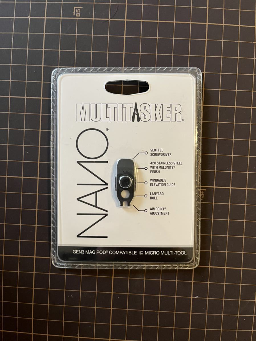 【未使用】MultiTasker NANO Tool MTK.NANO カービン銃の光学系を調整するための小型の1ピースツール lbt ...