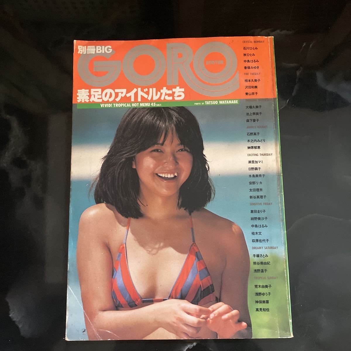 【全体的に状態が悪い】別冊BIG GORO 素足のアイドルたち 石川ひとみ 秋ひとみ 中島はるみ 香坂みゆき 相本久美子 沢田和美 大場久美子 石野真子 紺野美沙子 の落札情報詳細 ...