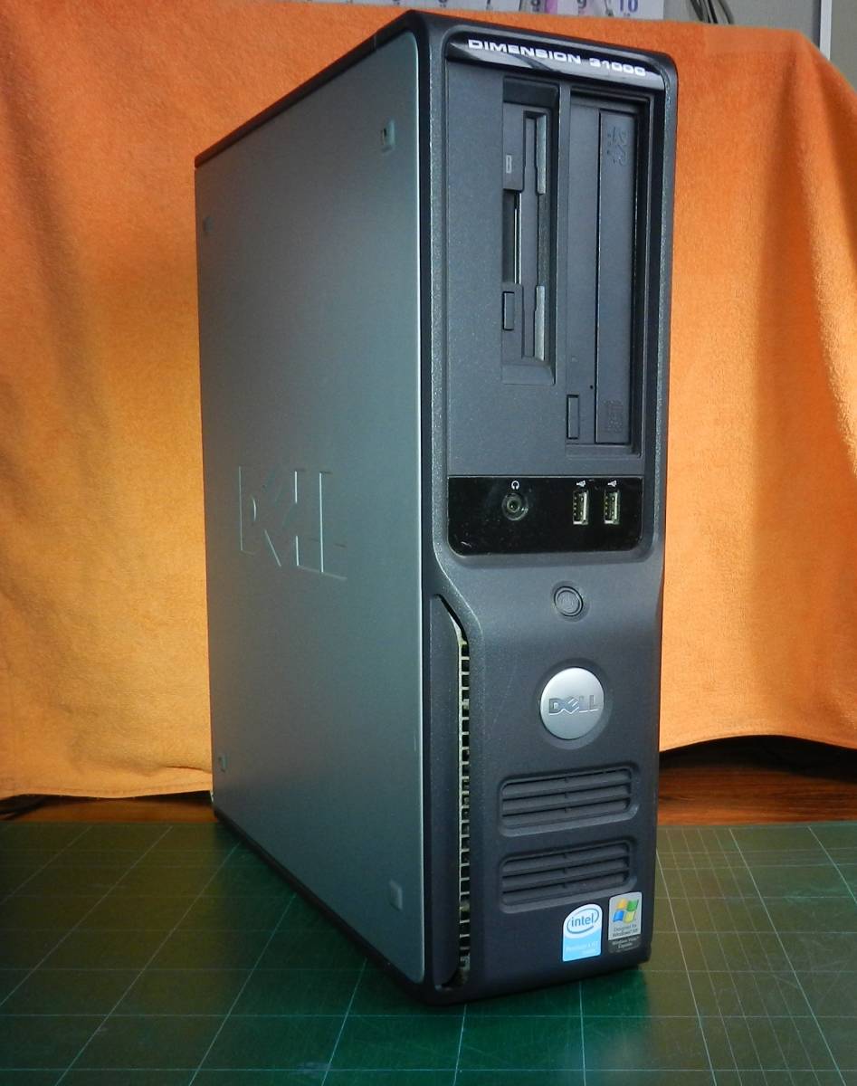 【やや傷や汚れあり】★ 希少品 DELL Dimension3100C HT ★ デスクトップPC / CPU Pentium 4プロセッサ ...