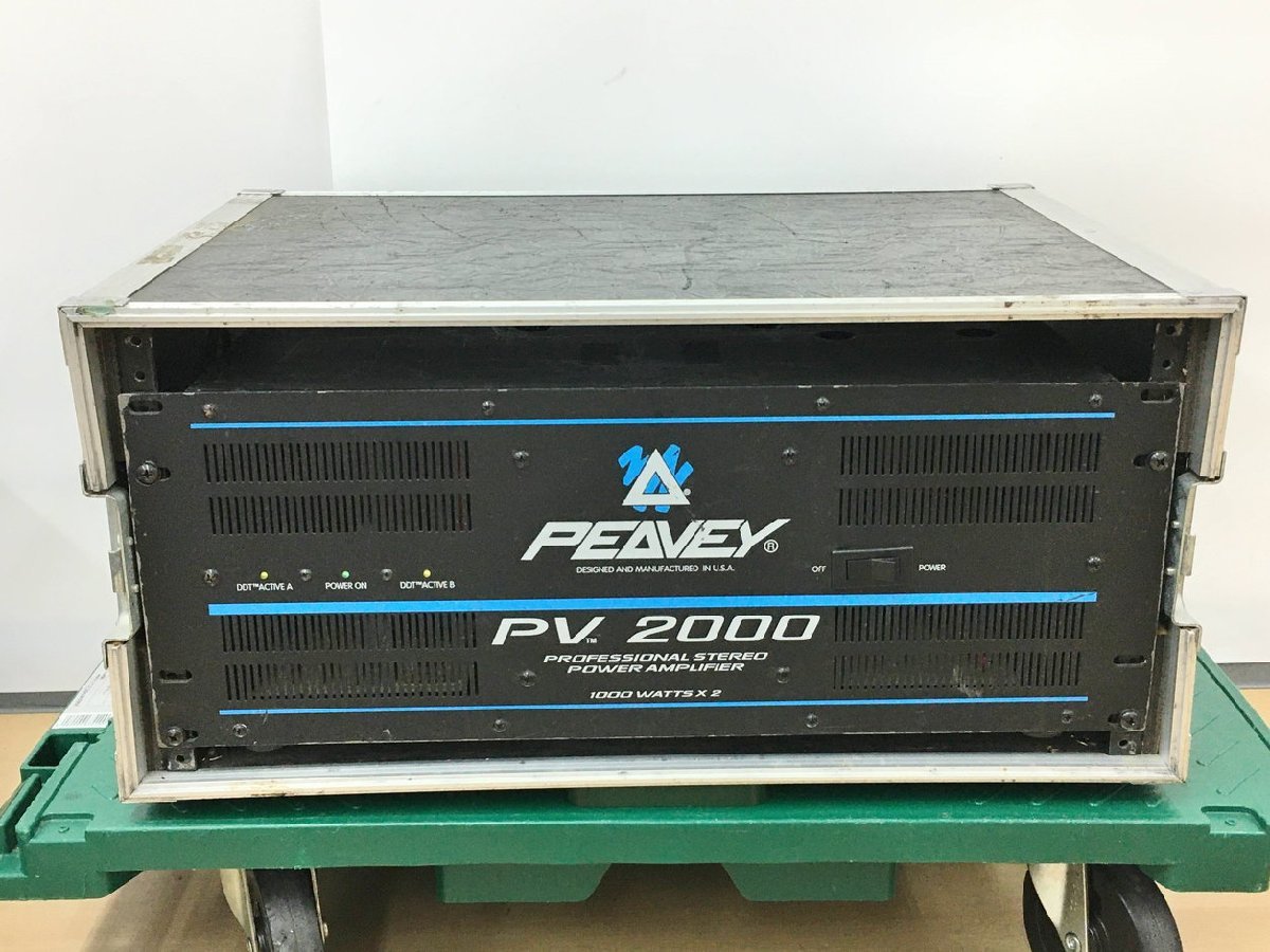 【全体的に状態が悪い】PEAVEY パワーアンプ PV2000 ケース付き ジャンク 2211LR255の落札情報詳細 - ヤフオク落札価格 ...