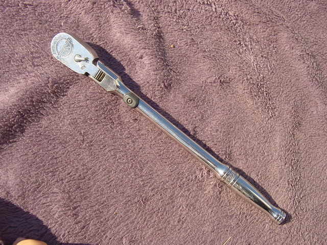 【傷や汚れあり】Snap On FX80 3/8” Drive Locking Flex Head Ratchet WRENCH 290㎜ の ...