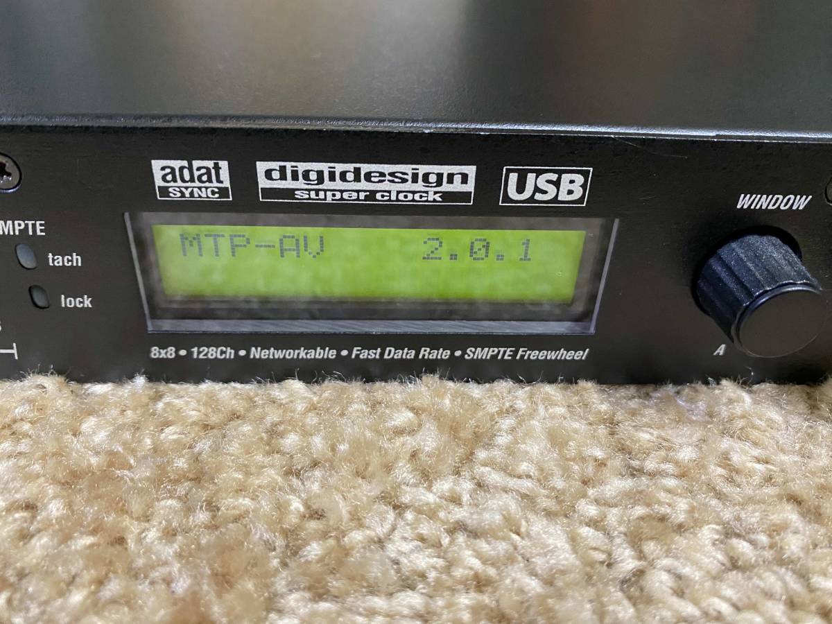 【目立った傷や汚れなし】MOTU（Mark of the Unicorn）midi timepiece MTP AV MIDIインタフェースの ...