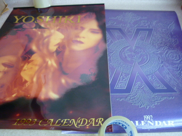 【やや傷や汚れあり】7674＊カレンダー YOSHIKI 1992年・1993年 2本セット X JAPANの落札情報詳細 - ヤフオク落札価格検索 オークフリー
