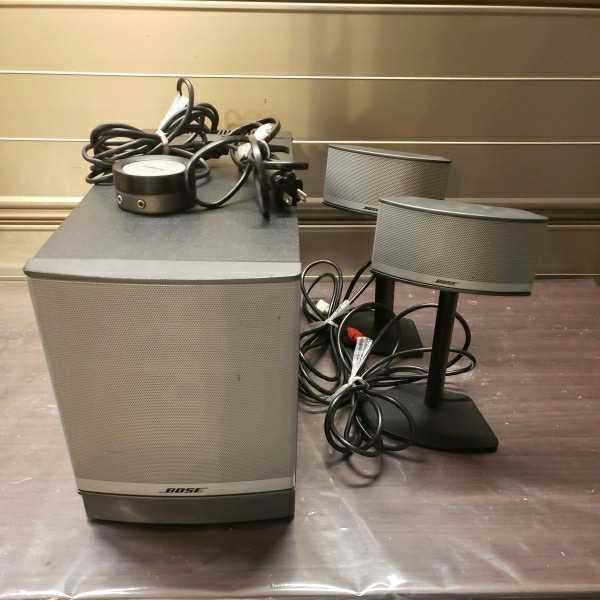 【やや傷や汚れあり】BOSE Companion5 MultiMedia Speaken SYSTEM マルチメディアスピーカーシステムの落札 ...
