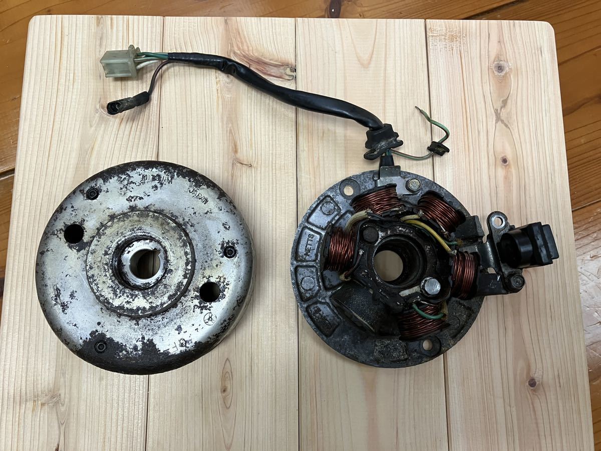 【傷や汚れあり】ホンダ スーパーカブ90 HA02 ジェネレーター フライホイール 動作確認済み 12v の落札情報詳細| ヤフオク落札価格情報 オークフリー