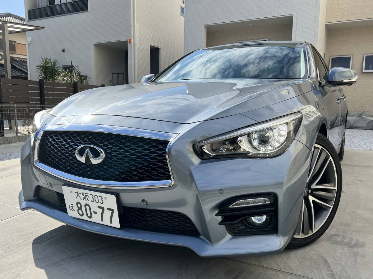 【走行距離 135,500 km】【車検2年付】新型（現行型）日産 スカイライン SKYLINE ハイブリッド V37 HV37 タイプSP 350GT 最上級グレード 特別塗装色【完全売切 ...