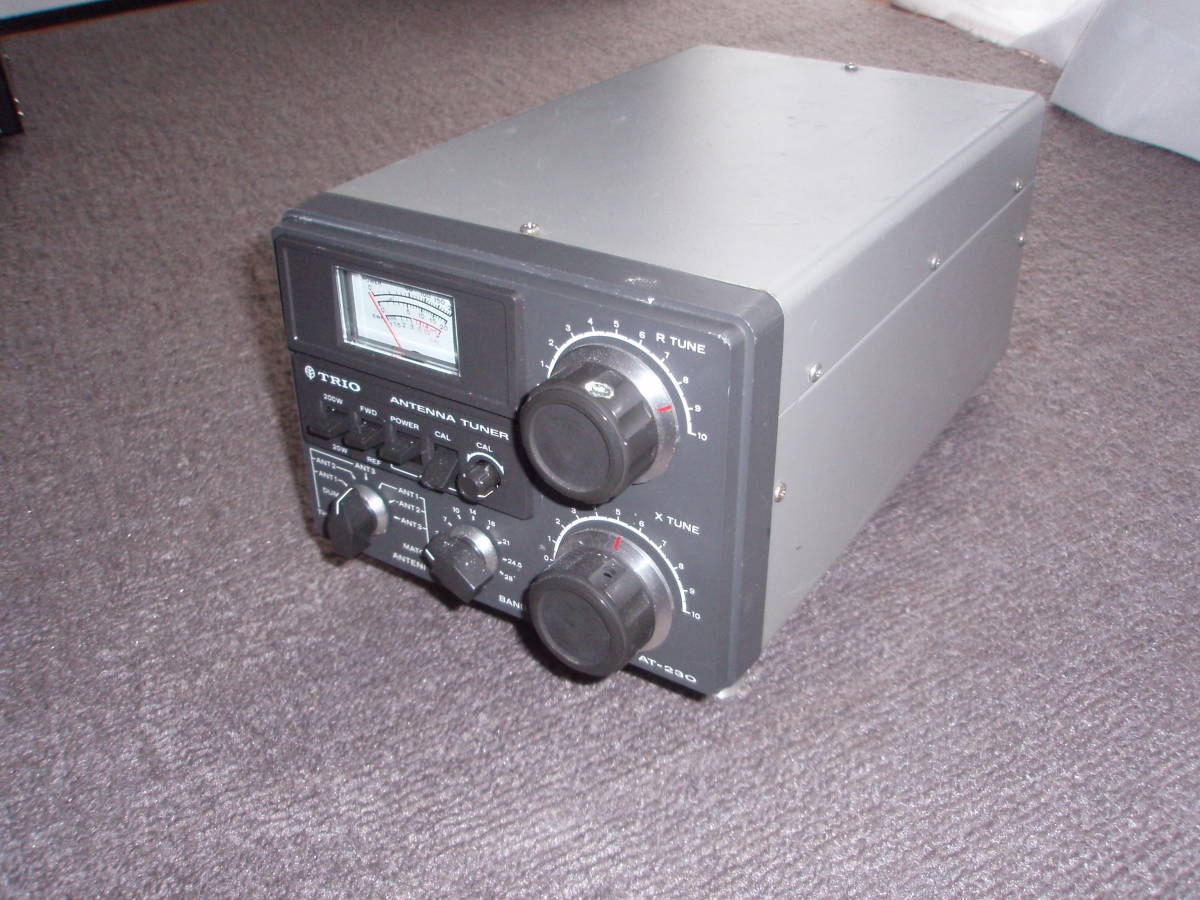 【やや傷や汚れあり】TRIO ANTENNA TUNER AT-230の落札情報詳細 - ヤフオク落札価格検索 オークフリー