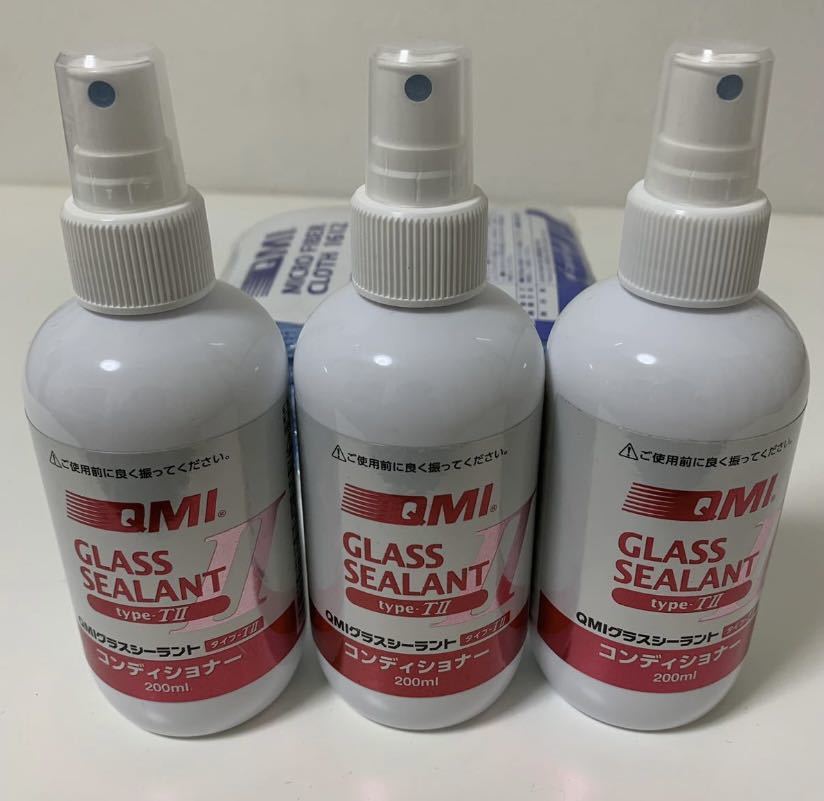 【未使用】QMIグラスシーラントタイプT2コンディショナー3本セット （クロス2枚おまけ）の落札情報詳細 - ヤフオク落札価格検索 オークフリー