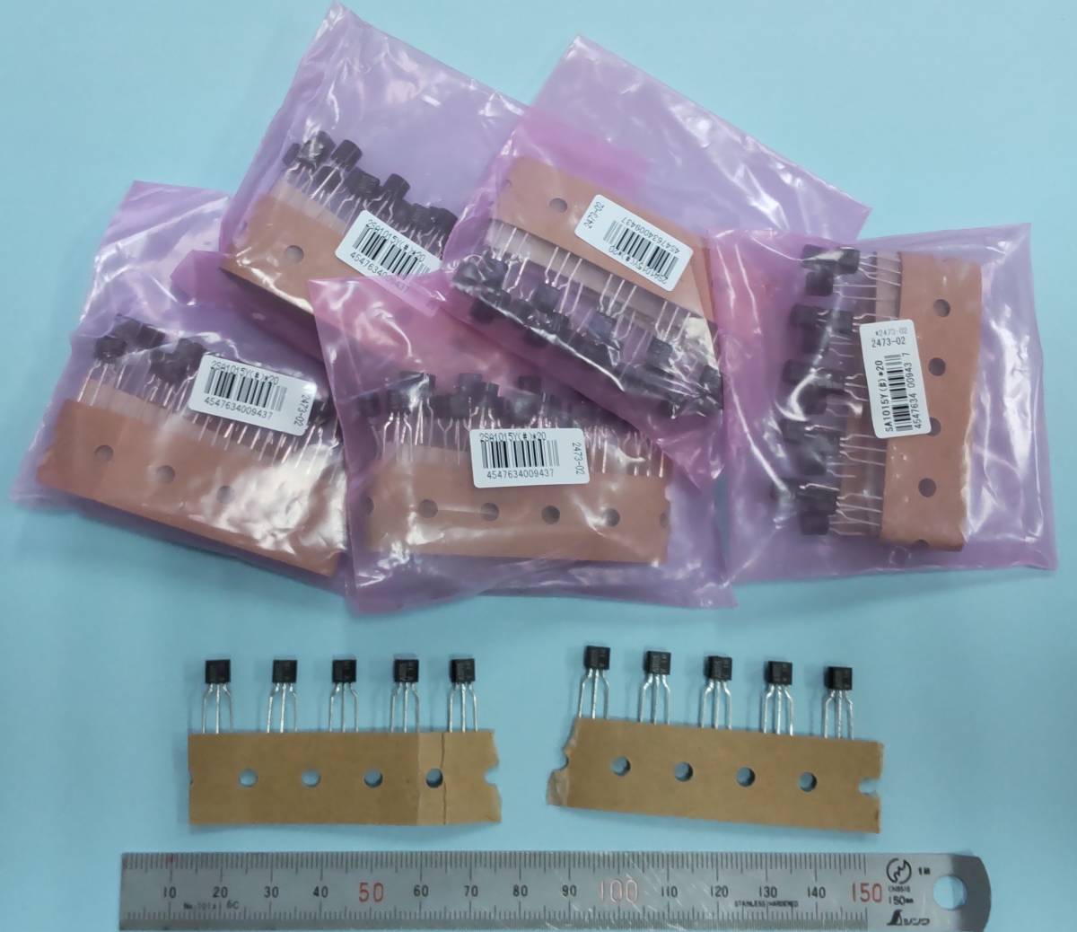 【未使用】トランジスタ 2SC1815 2SA1015 GR 各20個 合計40個セット の落札情報詳細| ヤフオク落札価格情報 オークフリー