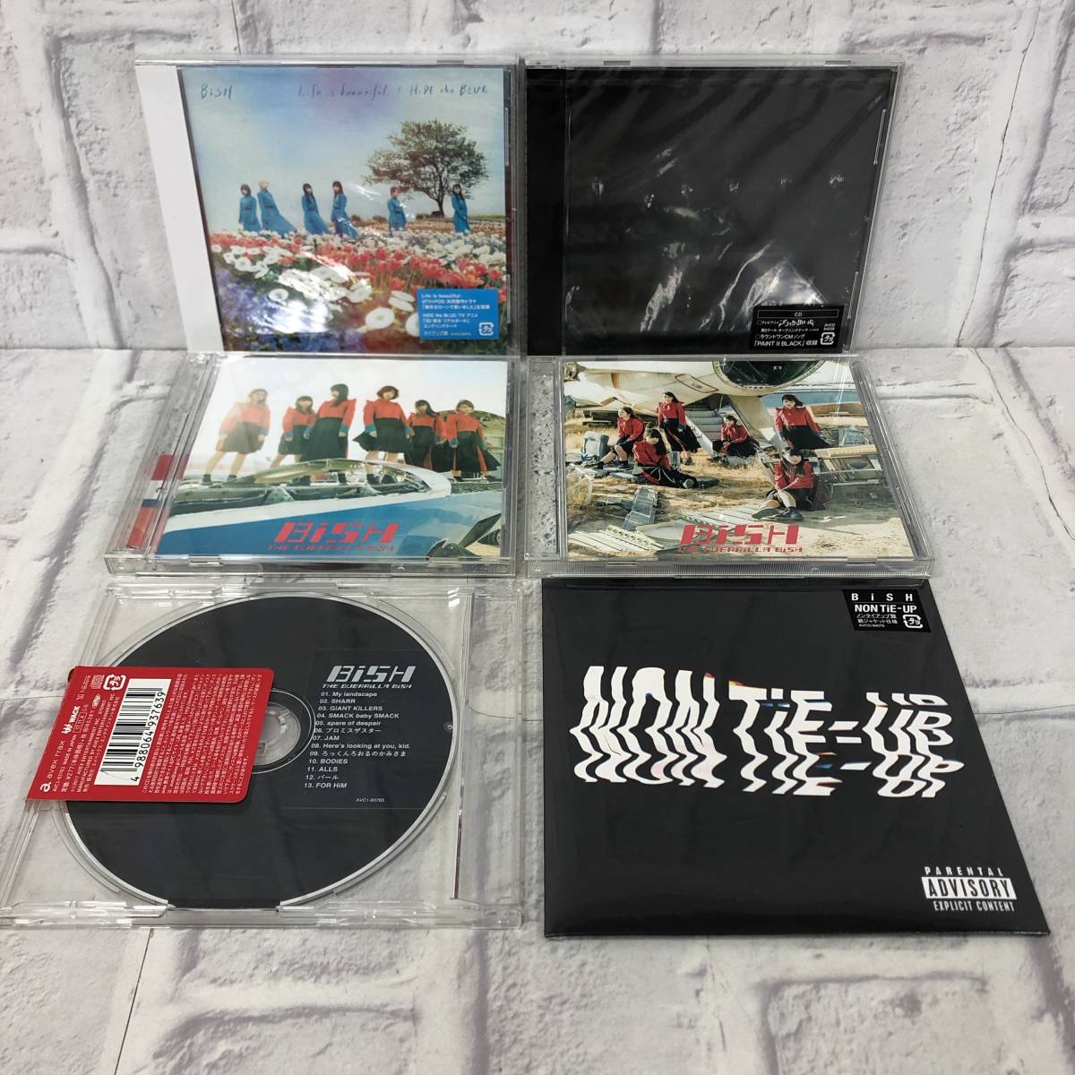 【目立った傷や汚れなし】☆【CD】BiSH Life is beautiful / HiDE the BLUE THE GUERRiLLA ...