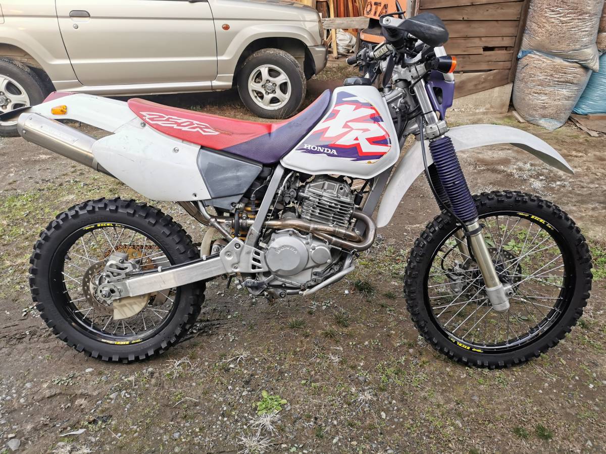 【傷や汚れあり】売切り！ホンダXR250 MD30 林道仕様 EXCELリム 無限マフラー 自賠5年5月 すぐ乗れます！HONDA の落札情報 ...