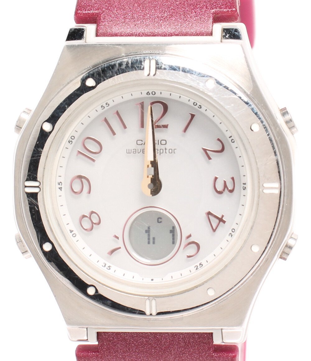 【傷や汚れあり】【1円スタート】訳あり カシオ 腕時計 LWA-M143 wave cepter ソーラー レディース CASIOの落札情報 ...