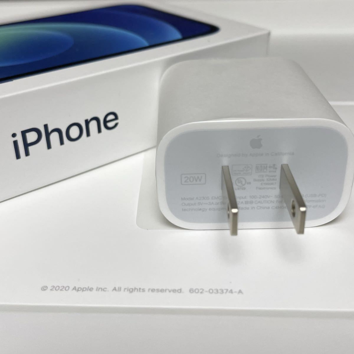 【未使用】Apple 純正 20W 電源アダプター タイプc typeC USBC iphone充電器 AC PD iPhone6 7 8 X Xs se 11 12 13 ipad アップル ...