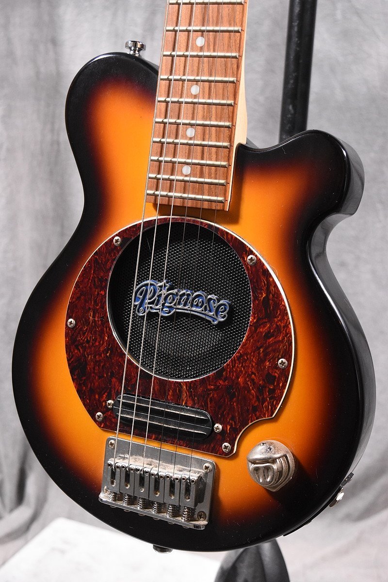 【傷や汚れあり】Pignose/ピグノーズ エレキギター アンプ内蔵 PGG Travel Guitar の落札情報詳細| ヤフオク落札価格 ...