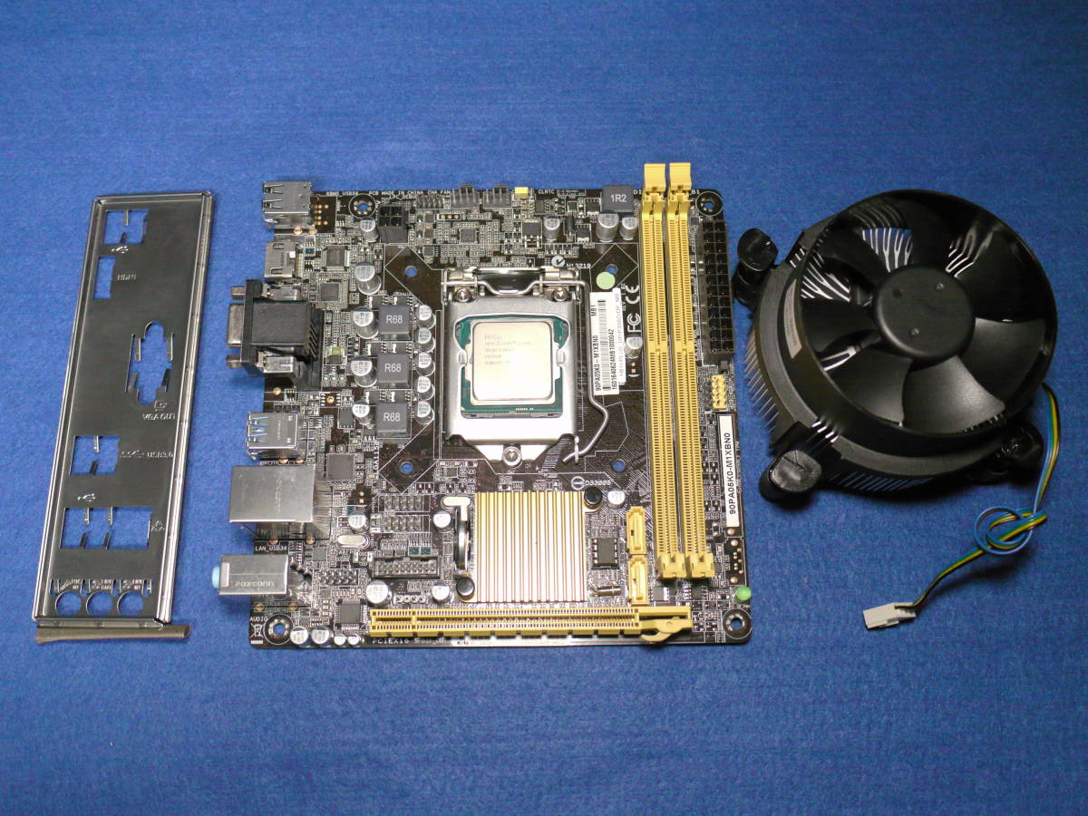 【やや傷や汚れあり】★☆☆ 【ジャンク】 Mini-ITX ASUS H81i-PLUS_DP_P30AD_DP_MB LGA1150 ...