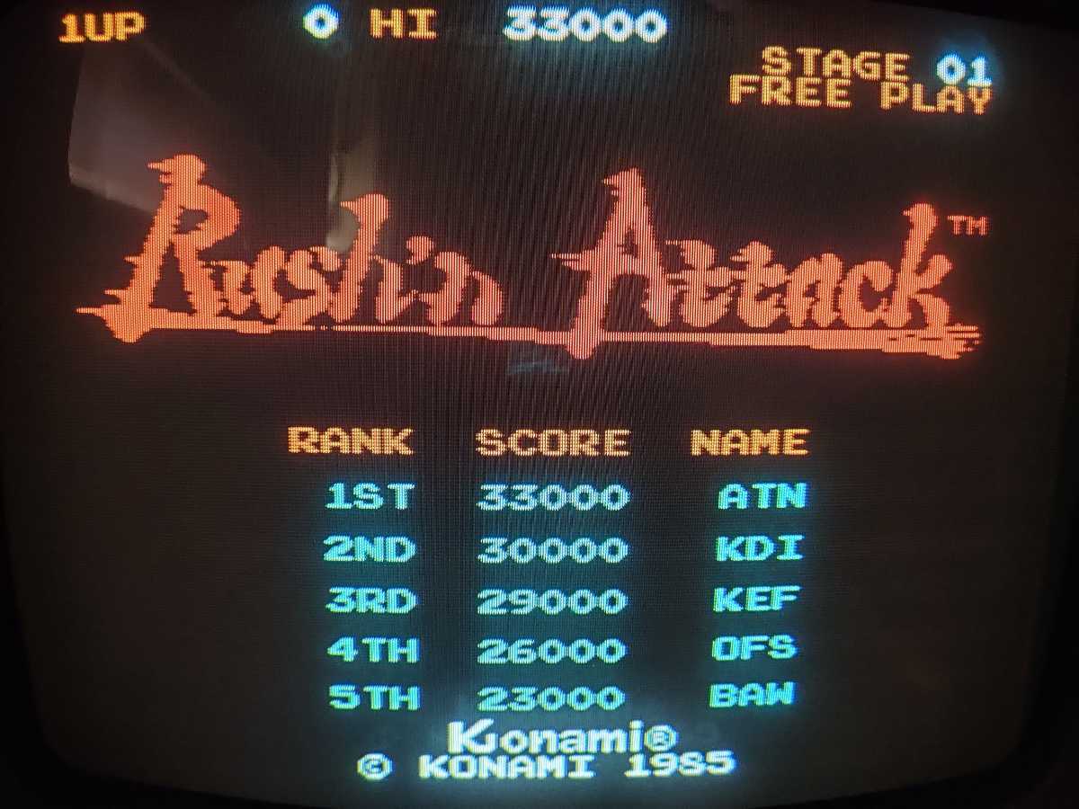 【やや傷や汚れあり】コナミ グリーンベレー海外版Rush'n Attack ハーネス付き アーケードゲーム基板 KONAMIの落札情報詳細 - ヤフオク落札価格検索 オークフリー