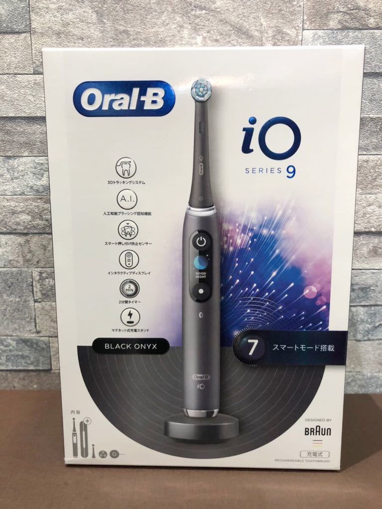 【未使用】ブラウン 電動歯ブラシ（ブラックオニキス）BRAUN Oral-B（オーラルB） iOシリーズ iO9 iOM9.2B2.2AC BK 説明書 未使用の落札情報詳細 - ヤフオク落札 ...