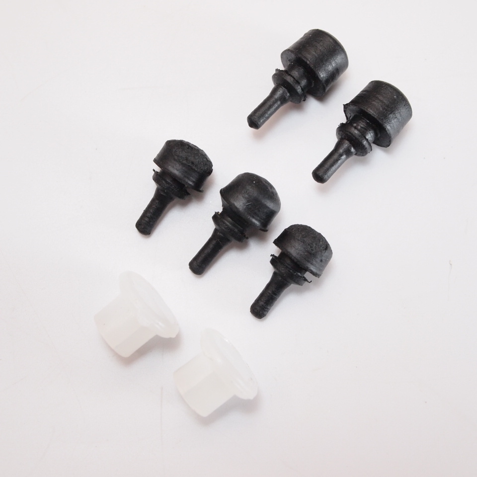 【未使用】Rubber Buffer Kit side panel door for Vespa 50s 100 125ET3 ベスパ ...