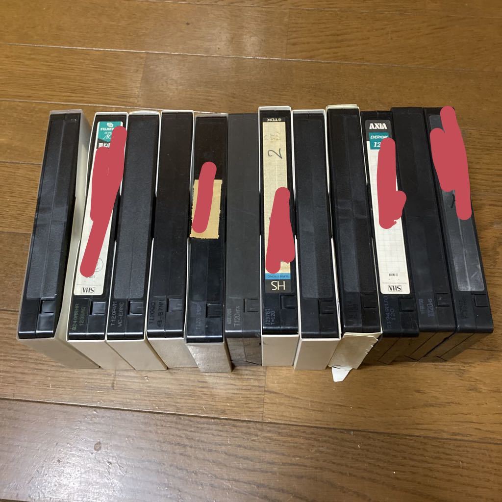 【傷や汚れあり】 中古ビデオテープ VHS 12本 使用済 録画済 ジャンク 富士通 Panasonic などの落札情報詳細 - ヤフオク落札 ...