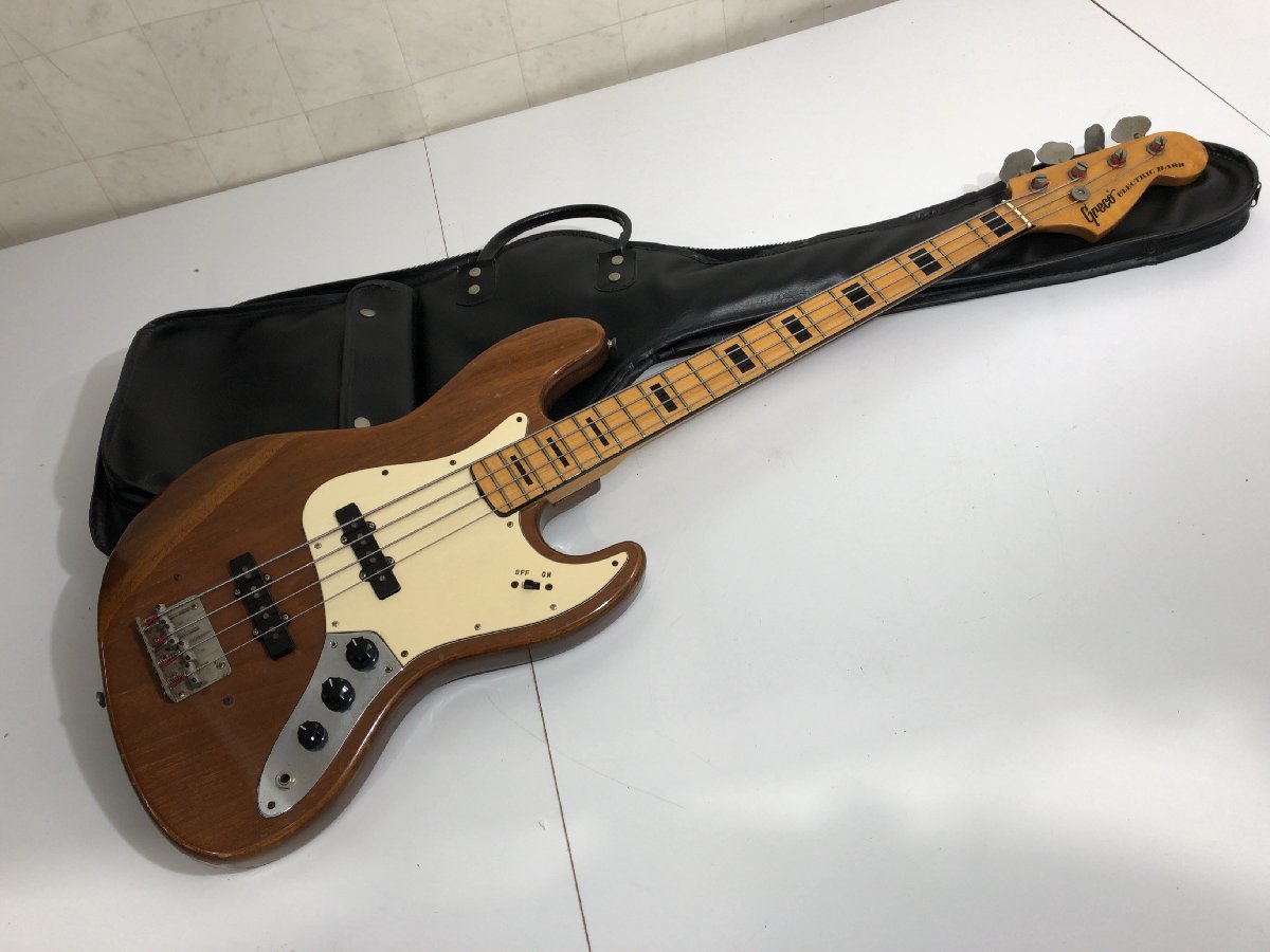 【やや傷や汚れあり】Greco グレコ ELECTRIC BASS エレクトリックベース JB-550 エレキベース D121C375の落札情報詳細 - ヤフオク落札価格検索 オークフリー