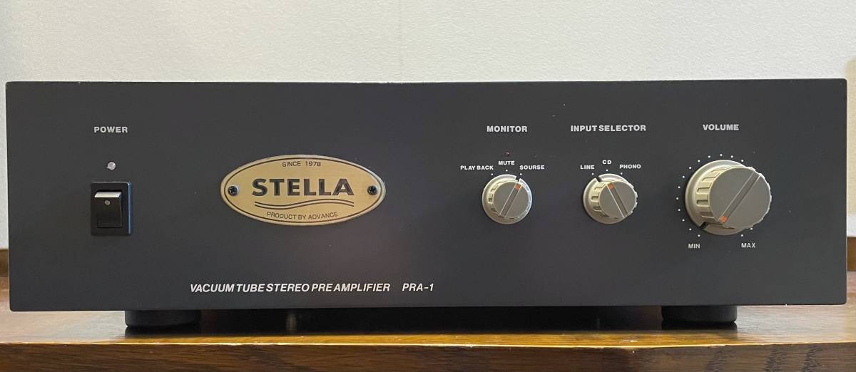 【やや傷や汚れあり】真空管プリアンプ ADVANCEのSTELLA PRA-1の中古 PHONO付き の落札情報詳細| ヤフオク落札価格情報 ...