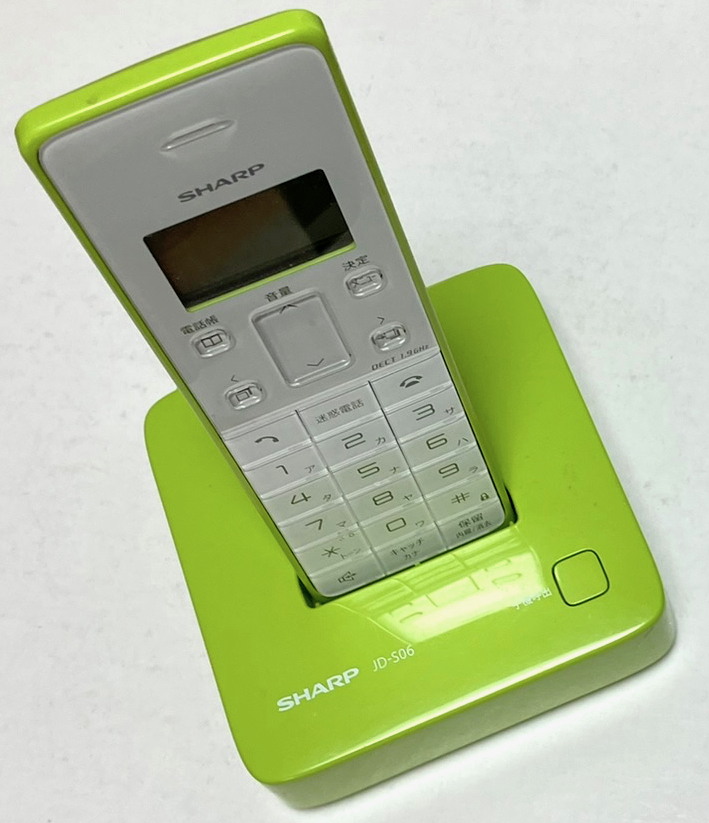 【やや傷や汚れあり】中古、デジタルコードレス電話機、SHARP JD-S06CL/CWの落札情報詳細 - ヤフオク落札価格検索 オークフリー