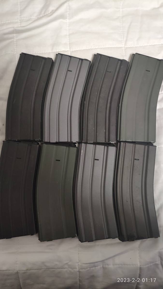 【やや傷や汚れあり】電動ガン STANAG ノーマルマガジン 8本セットの落札情報詳細 - ヤフオク落札価格検索 オークフリー
