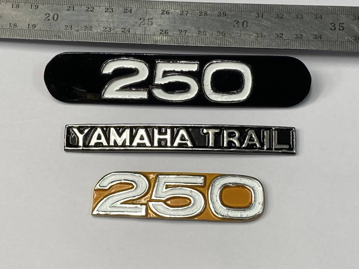 【未使用】ヤマハ DT1 タンク エンブレム 金 スケルトン DT-1 DT250 XS1 XS650★旧車 レトロ ノスタルジック DT-1 FT-1 JT-1 HT-1 AT-1 RT-1 ...