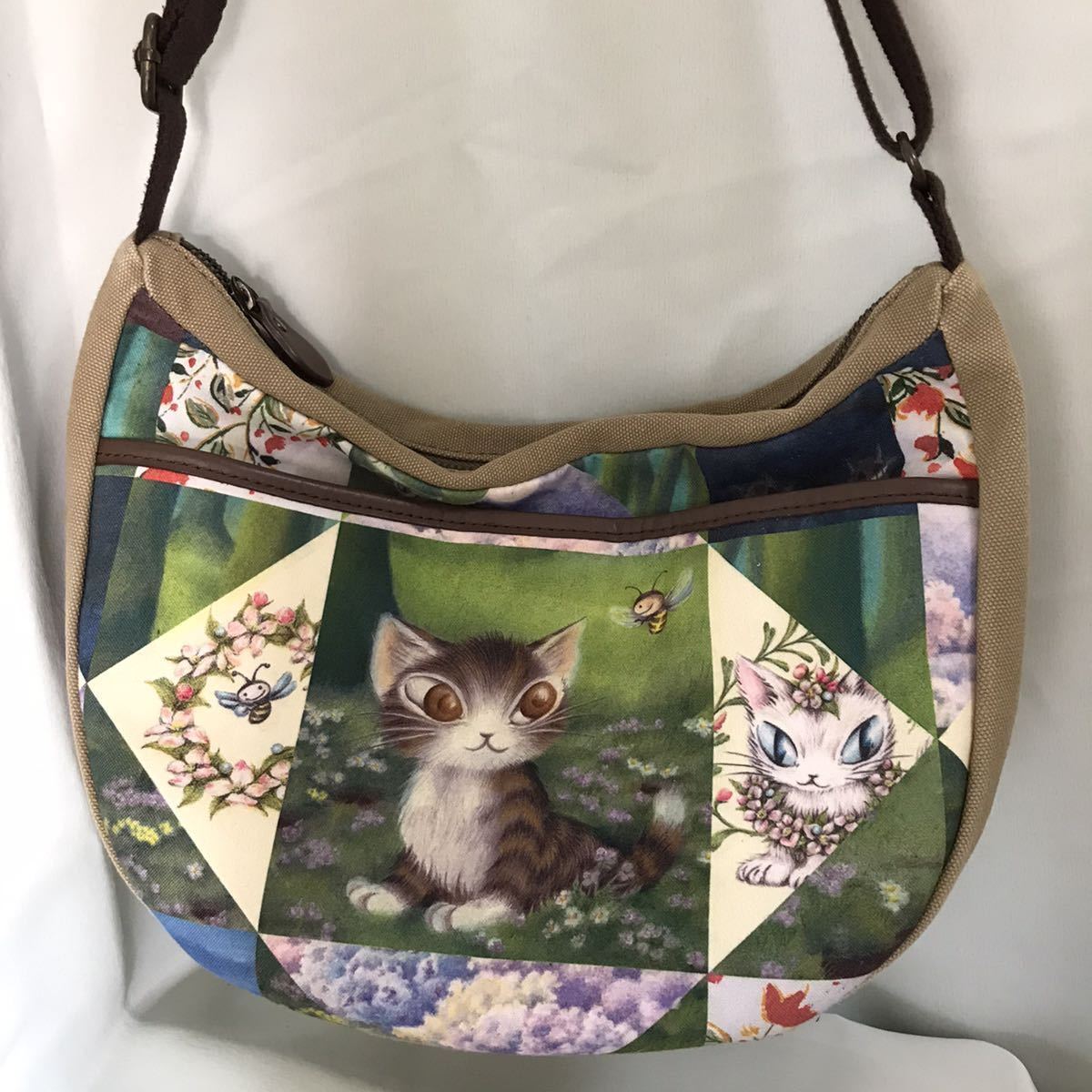 【中古】即決★WACHIFIELD★オールレザーショルダーバッグ わちふぃーるど メンズ キャメル 本革 かばん 本皮 カバン ダヤン ...