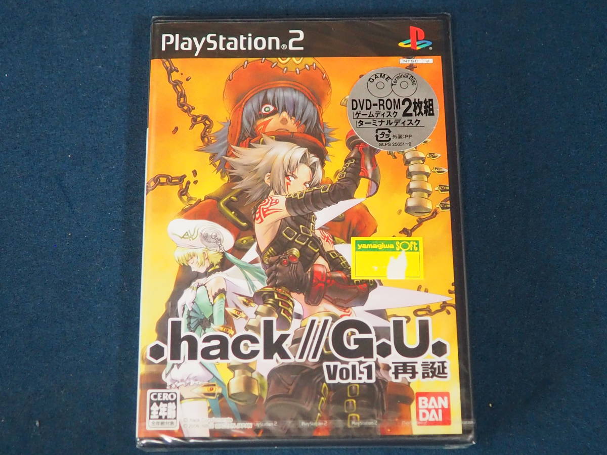 【未使用に近い】未開封 PS2【.hack//G.U. vol.1 再誕】バンダイ ゲームソフト プレイステーション2 プレステ2 ...
