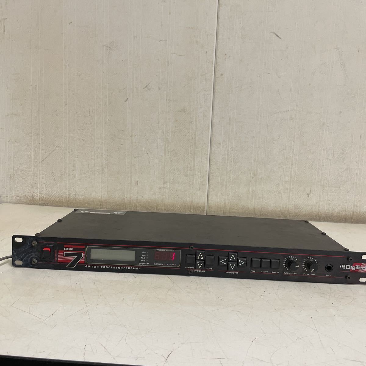 【やや傷や汚れあり】DigiTech デジテック マルチエフェクター GSP 7 GUITAR PROCESSOR/PREAMP 現状ジャンク ...