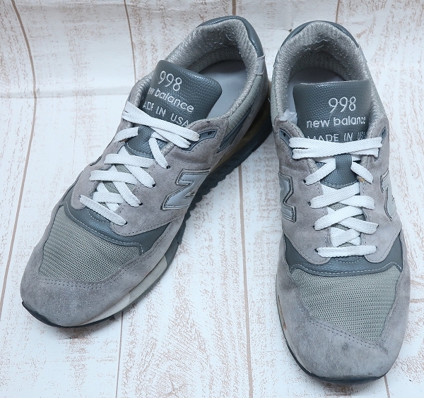 【全体的に状態が悪い】5-1590/ニューバランス M998 USA製 new balance 28.5cm ジャンク品の落札情報詳細 ...